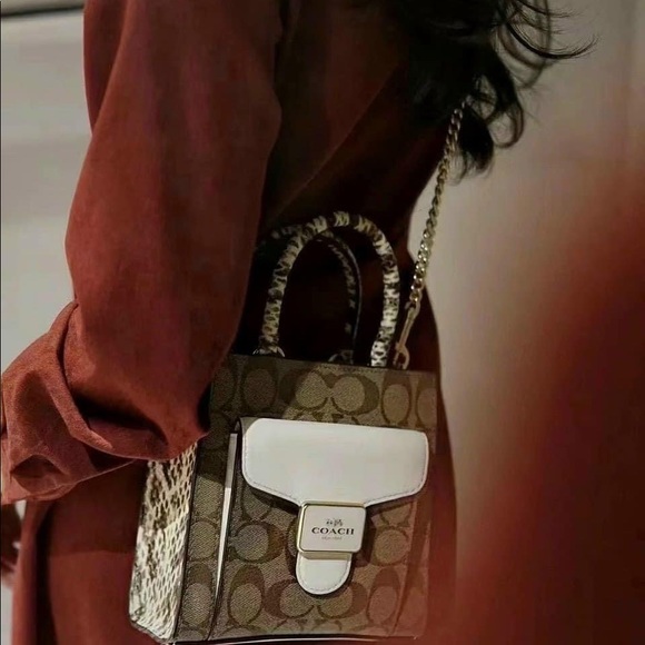 Coach | Bags | Coach Mini Pepper Crossbody In Signature Canvas | Poshmark